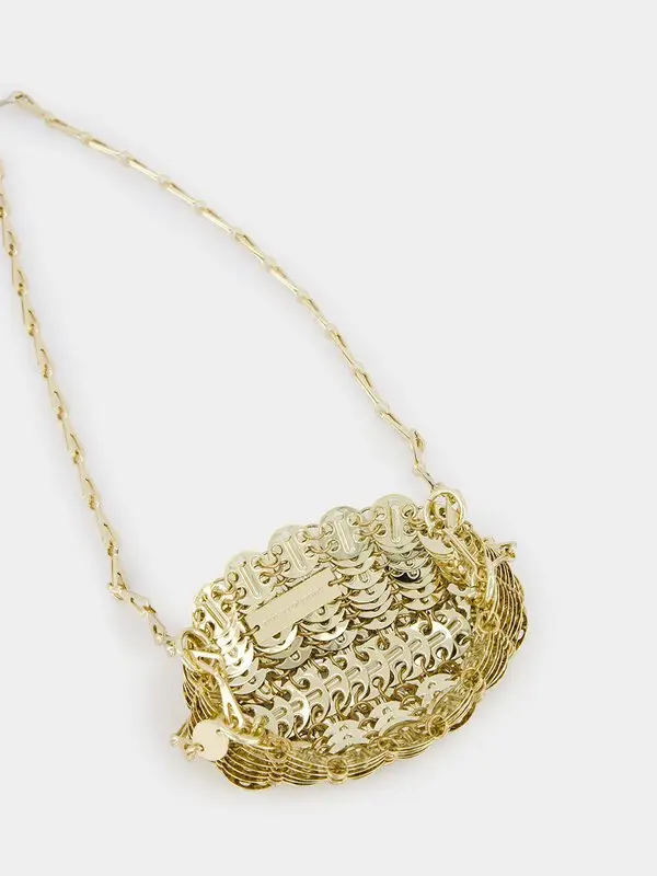 Rabanne 1969 Iconic Nano Shoulder Bag - Gold