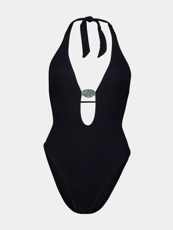 VIX PAULA HERMANNY Firenze Petra Babi One Piece Swimsuit - Black