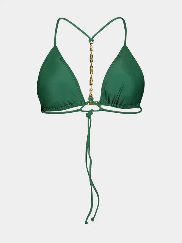 VIX PAULA HERMANNY Matte Mage T Back Tri Top - Green