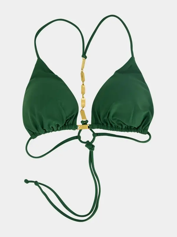 VIX PAULA HERMANNY Matte Mage T Back Tri Top - Green