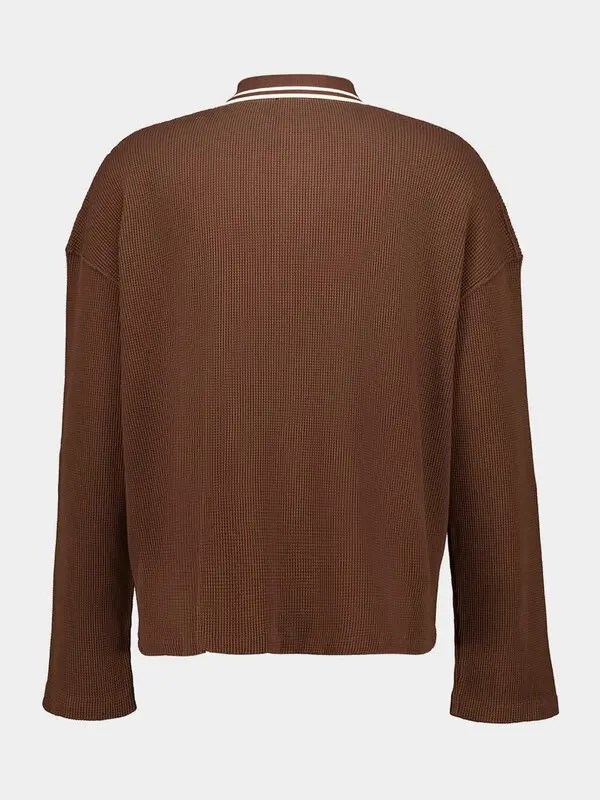 BODE Geneva Waffle Polo - Brown