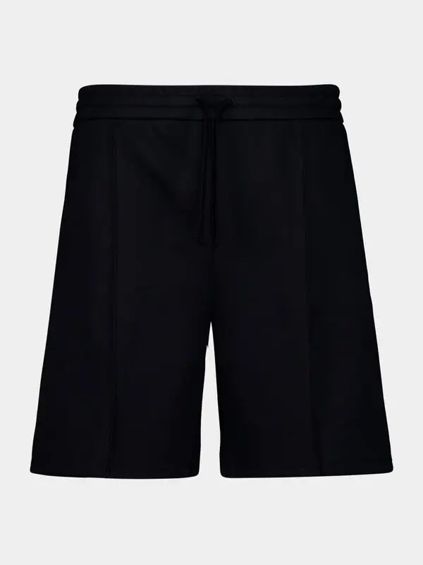 Valentino Garavani Cotton Blend Shorts - Black