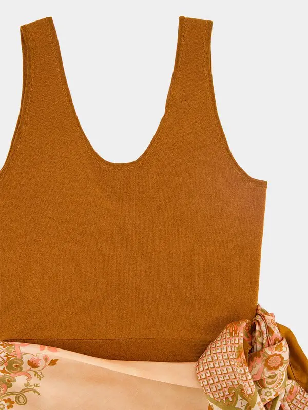 Zimmermann Tan Print Aster Scarf Maxi Dress
