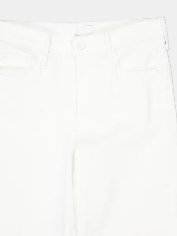 MOTHER Twister Sneak Jeans - White