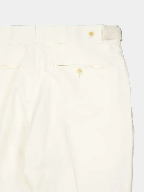 TOM FORD Off- Silk And Linen Tailored Trousers
