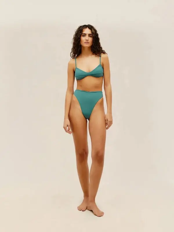 HAIGHT. Monica Bikini Top - Blue