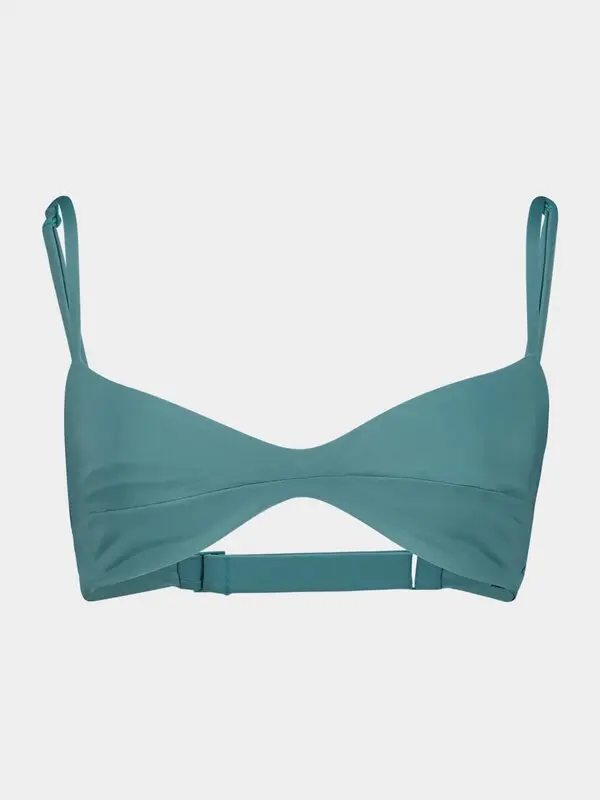 HAIGHT. Monica Bikini Top - Blue