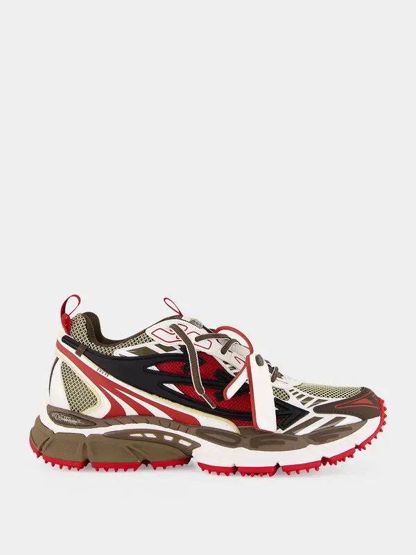 Off-White Be Right Back" Sneakers - Red