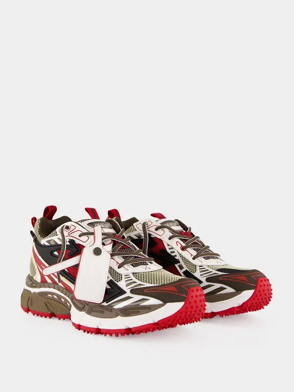 Off-White Be Right Back" Sneakers - Red