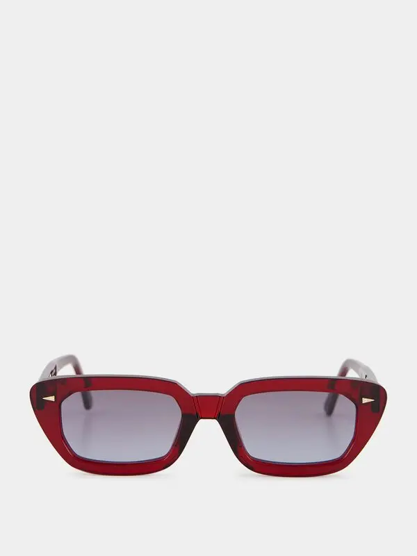 AHLEM Jeanne Sunglasses - Burgundy