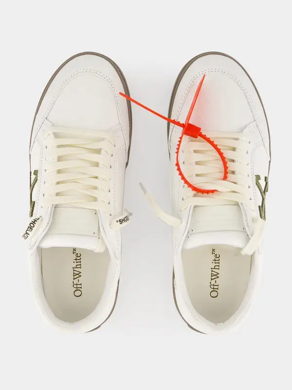 Off-White Vulcanized Low Leather Sneakers - Multicolour