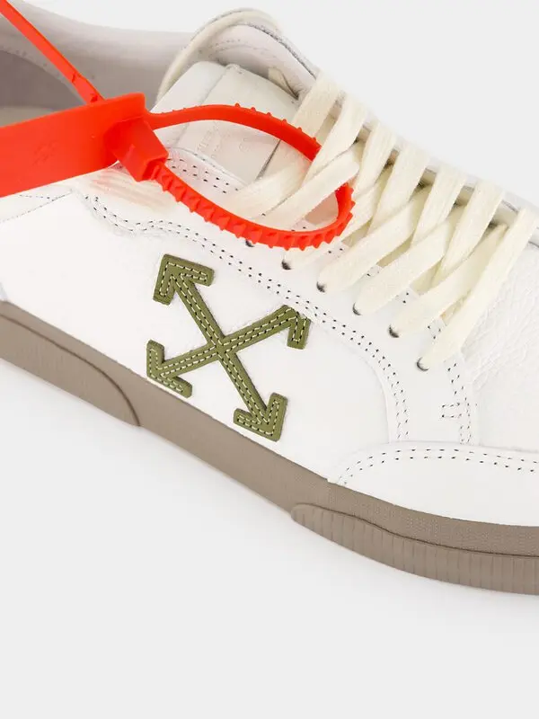 Off-White Vulcanized Low Leather Sneakers - Multicolour