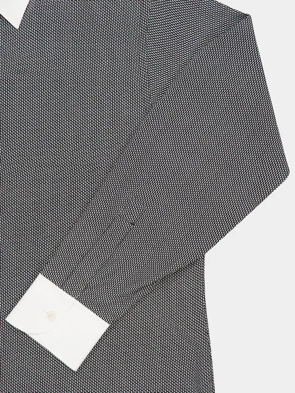 TOM FORD And White Mulberry Silk Button-up Shirt