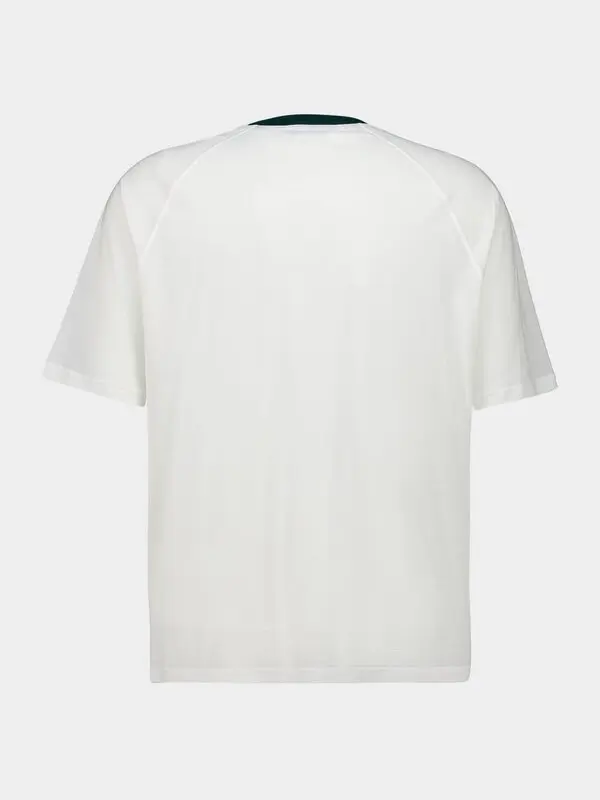 AMI Paris And Green De Coeur Cotton T-shirt - White