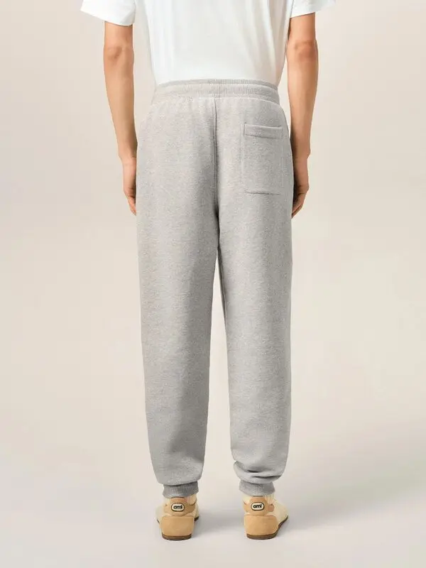 AMI Paris Light Heather Trackpants - Grey