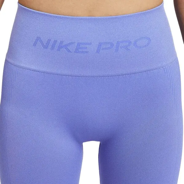 Nike Pro Seamless Dri-fit High-waisted Cycling Shorts - Sapphire