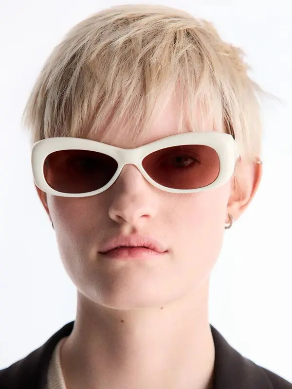 PORT TANGER Oval Acetate Sunglasses