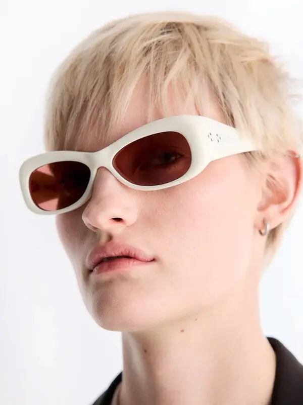 PORT TANGER Oval Acetate Sunglasses