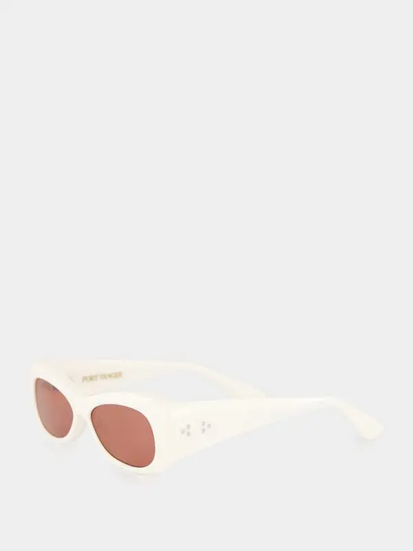 PORT TANGER Oval Acetate Sunglasses