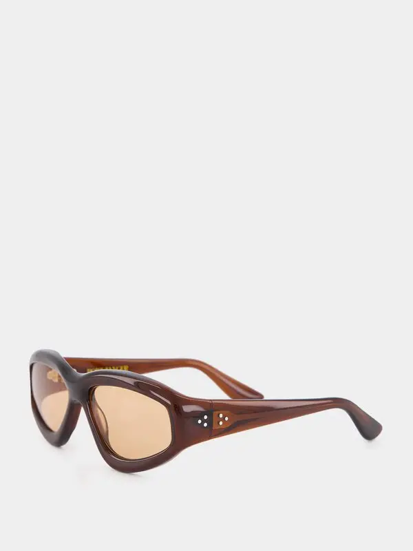 PORT TANGER Irfan Acetate Aviator Sunglasses