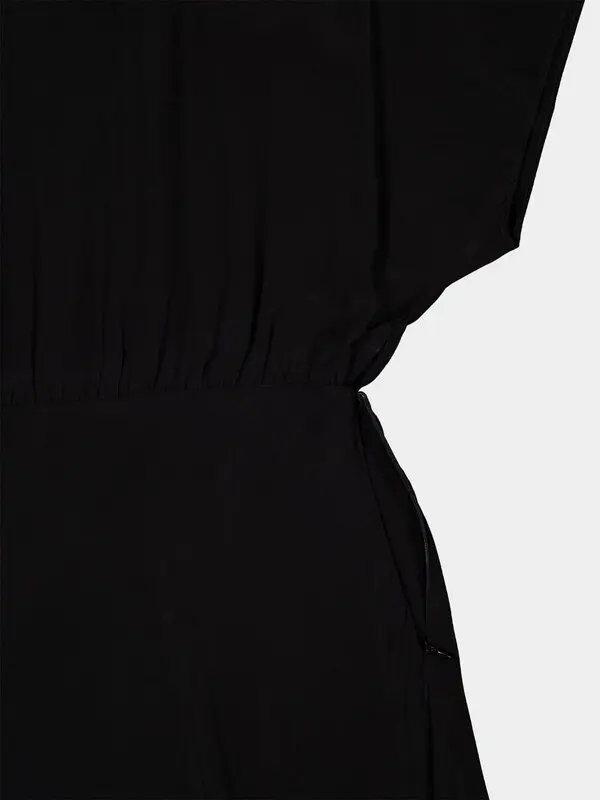 Matteau Bias Midi Tee Dress In Silk Crepe De Chine
