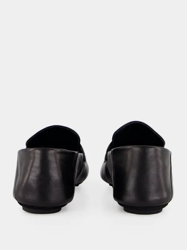 Fendi Baguette Leather Loafers