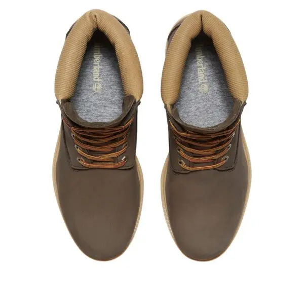 Timberland Premium 6 Inch Waterproof Lace-up Boots - Dark Brown/nubuck Olive