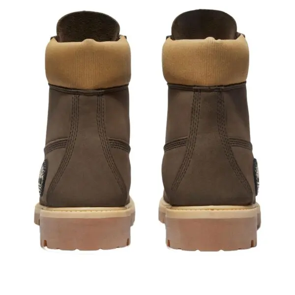 Timberland Premium 6 Inch Waterproof Lace-up Boots - Dark Brown/nubuck Olive