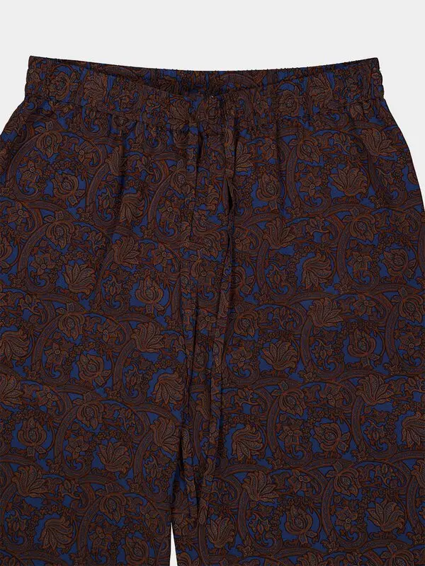 Matteau Marrakesh Silk Casual Trousers - Brown