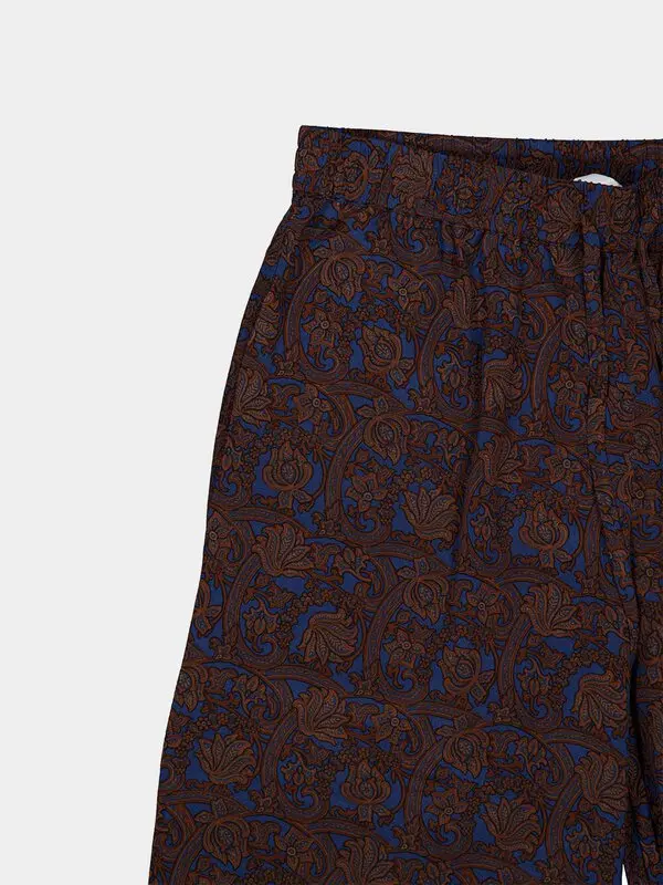 Matteau Marrakesh Silk Casual Trousers - Brown