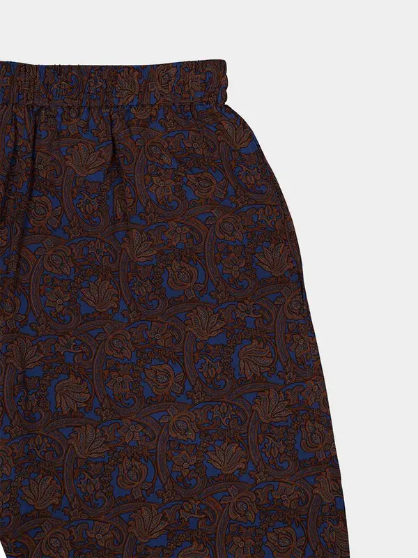 Matteau Marrakesh Silk Casual Trousers - Brown