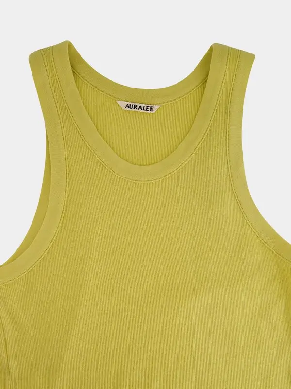Auralee Dusty Organic Rib Tank
