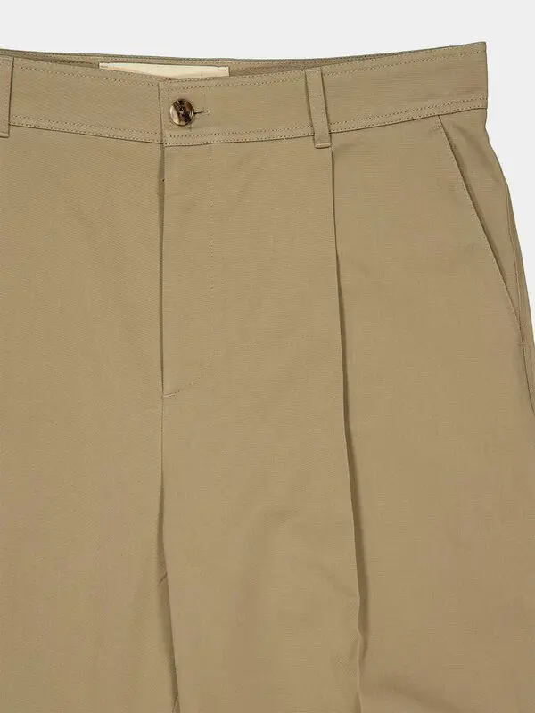 Valentino Garavani Cotton Gabardine Chino Trousers - Beige