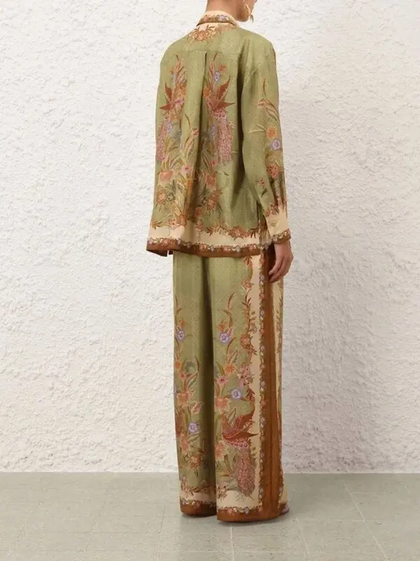 Zimmermann Indra Relaxed Shirt - Green