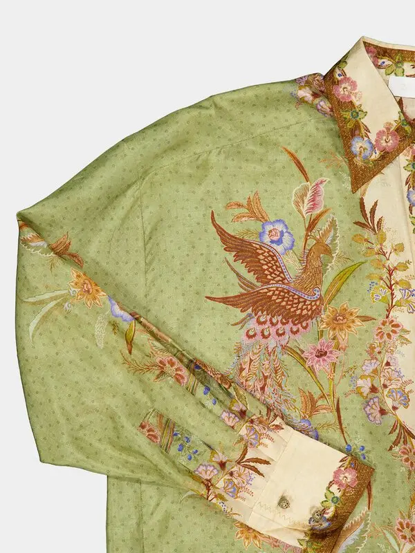 Zimmermann Indra Relaxed Shirt - Green