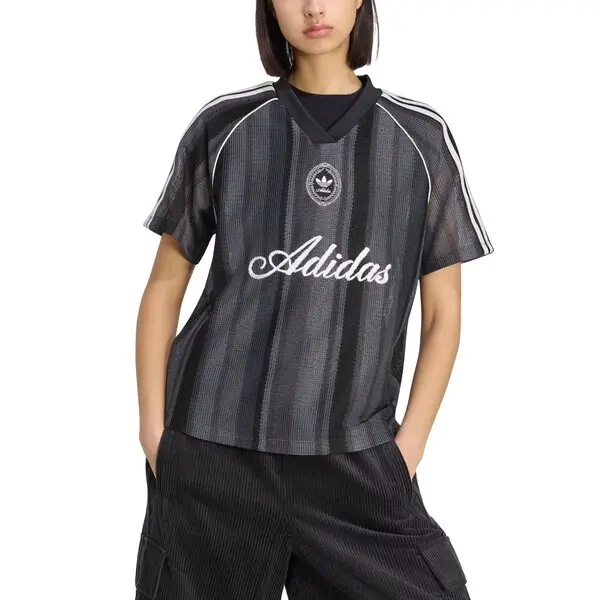 Adidas Summer Glow Knitted Oversized Jersey - Black