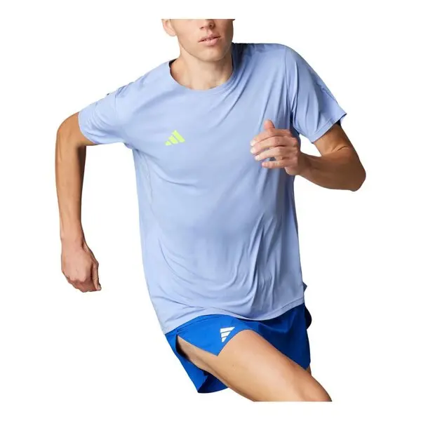 Adidas Adizero Essentials Running T-shirt - Blue Spark