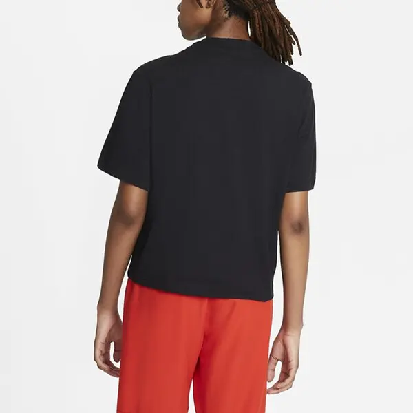 Nike Dri-fit Boxy Rainbow Logo Sports Top