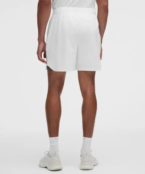 Lululemon Textured Swift Tennis Shorts 7 - White/white