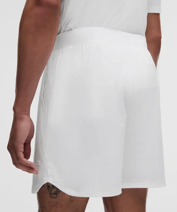 Lululemon Textured Swift Tennis Shorts 7 - White/white