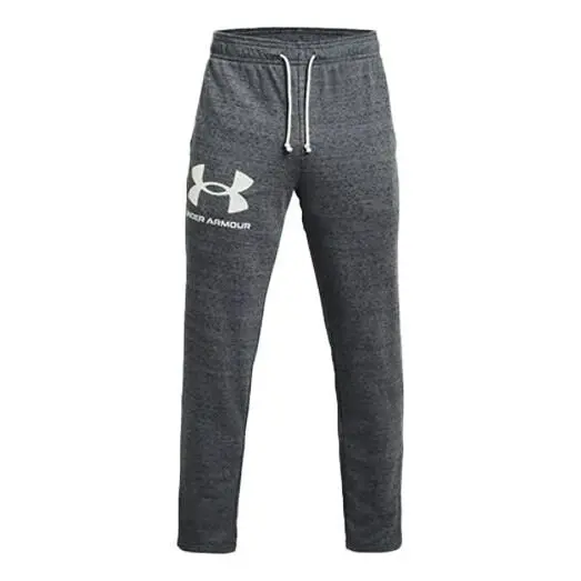 Under Armour Rival Terry Logo Fleece Sweatpants - Pitch Grey