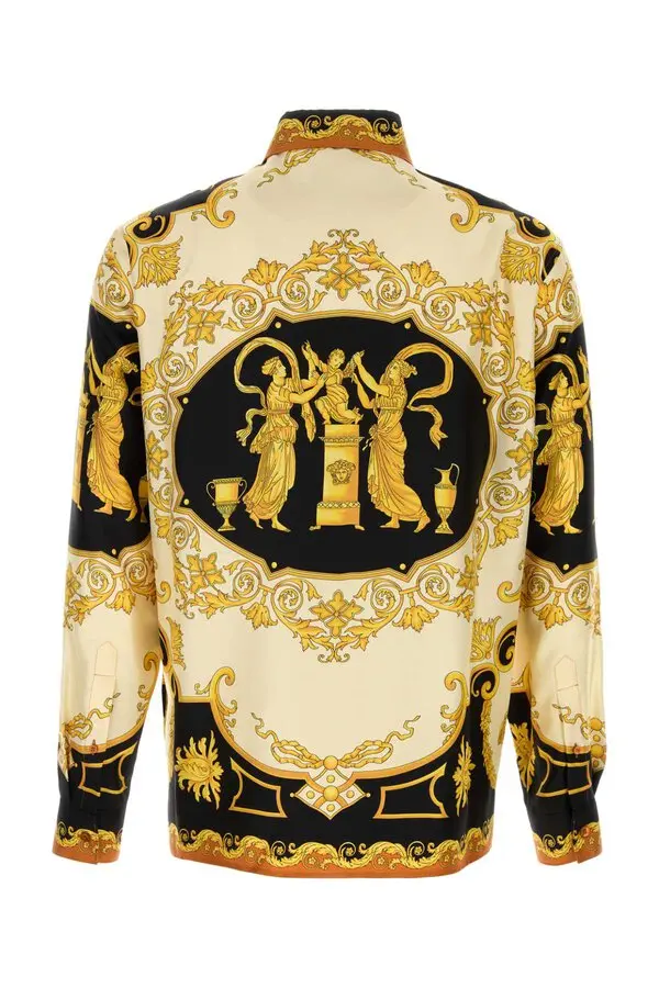 Versace Printed Silk Shirt - Multicolor