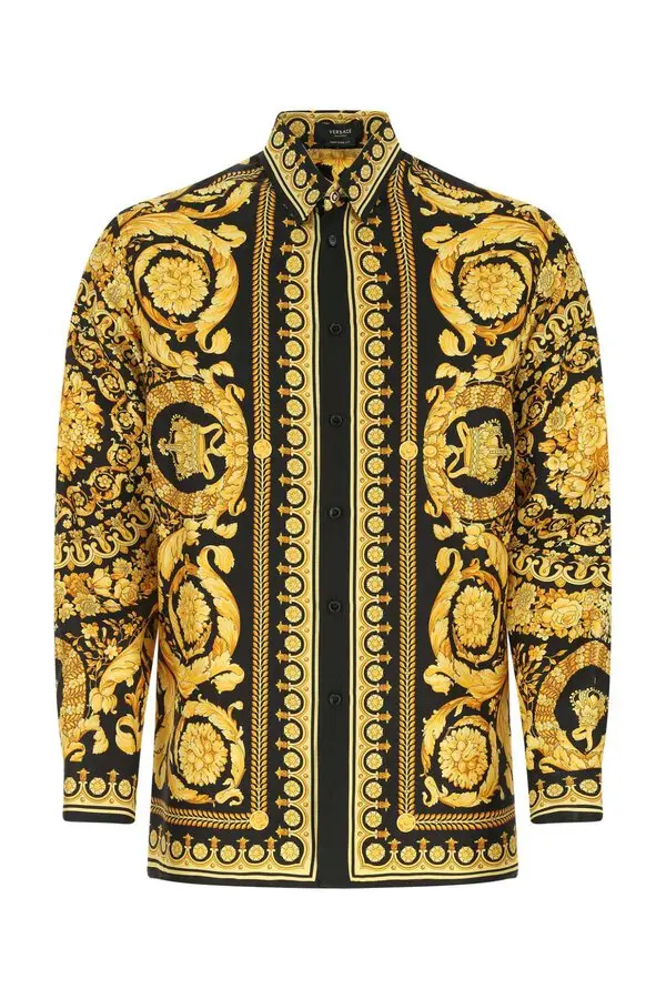 Versace Printed Silk Shirt - Multicolor