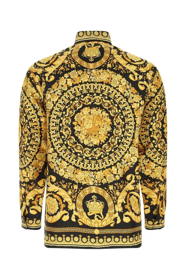 Versace Printed Silk Shirt - Multicolor