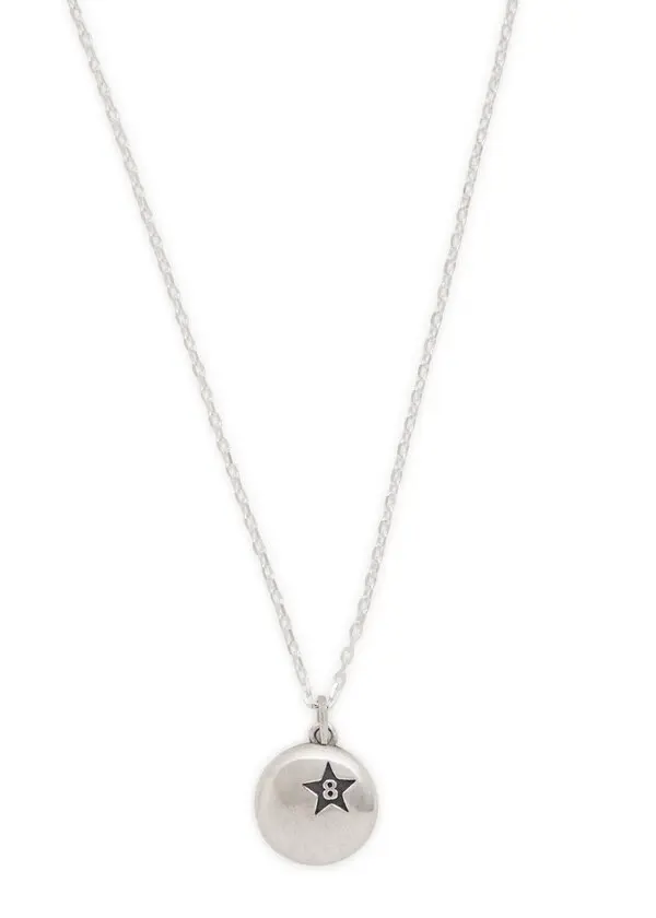 TWOJEYS 8 Ball Sterling-plated Necklace - Silver