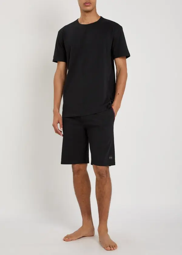 Paul Smith Jersey Shorts With Signature Stripes