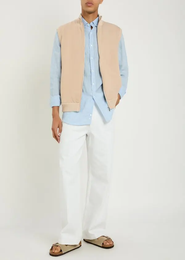 RAITH Rails Hybrid Panelled Stretch-knit Gilet