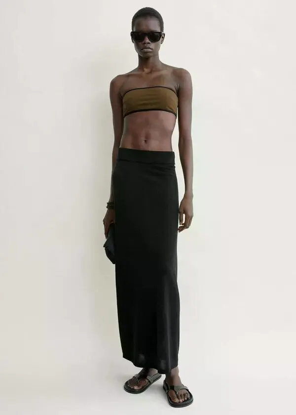TOTEME Contrast-trim Bikini Top