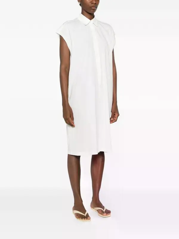 TOTEME Sleeveless Jersey Midi Shirt Dress