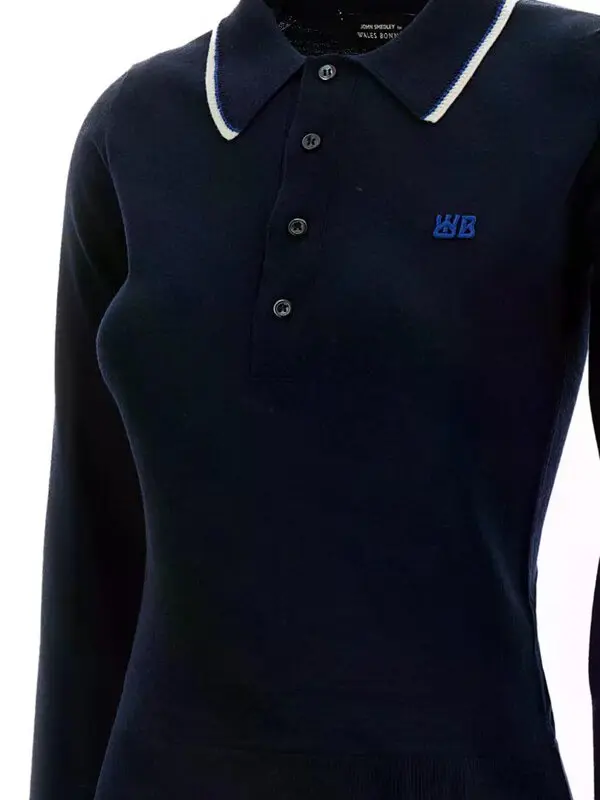 WALES BONNER Henry Logo-embroidered Sweater